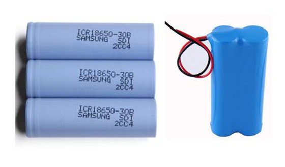 China Light Weight 18650 3.7 V Li Ion Battery 3000mAh For LED Flashlight / Notebook , Eco - Friendly supplier