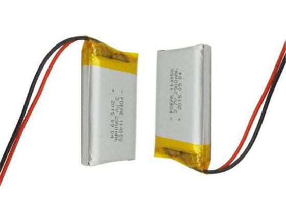 China 40mm Width Light Weight Lipo Polymer Battery / Lipo Rechargeable Battery 500 Cycles Life supplier