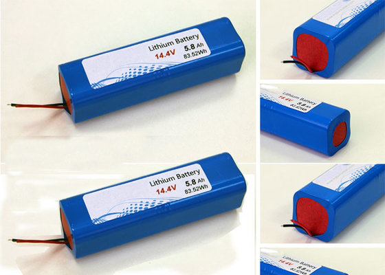 China Blue Highest Capacity 18650 Battery 14.4V , Custom Battery Packs With 20A Discharge Current supplier