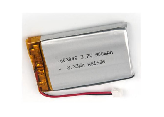 China 3.7V Rechargeable Li Polymer Battery Pack 900 mah for POS / track / GPS supplier
