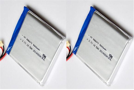 China High Capacity Li Polymer Battery Pack 3.7V With 2.75V 500 Cycles Life , 0.2C Charge Current supplier
