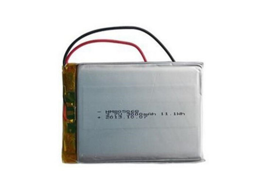 China 3.7V 3000mAh Lithium Polymer Cells 805068 With PCM , Environment Friendly supplier