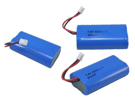 China Eco Friendly Custom Battery Packs / 18650 Li Ion Battery 7.4V 2600mAh supplier