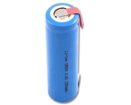 China Blue Heat Shrink Tube Li - Ion 18650 Battery Pack with Tab / Cylindrical supplier