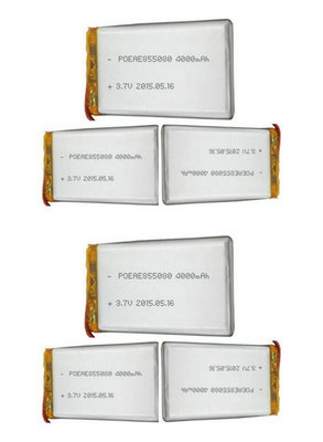 China Green Power Li Polymer Battery Pack For Tracking Device 3.7V 4000mAh , 50mm Width supplier