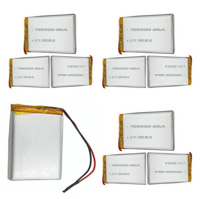 China Customized Security Alarm Batteries /  Lithium Polymer Cell With 80mm Length supplier