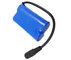 3.7V 5200mah Rechargeable Battery Pack 18650 1S2P With Blue Heat Shrink Tube supplier
