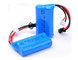 14500 Rechargeable Battery Pack 7.4V 650mah For LED Torch / Mini Speaker , Blue Color Wrap supplier