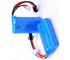 14500 Rechargeable Battery Pack 7.4V 650mah For LED Torch / Mini Speaker , Blue Color Wrap supplier